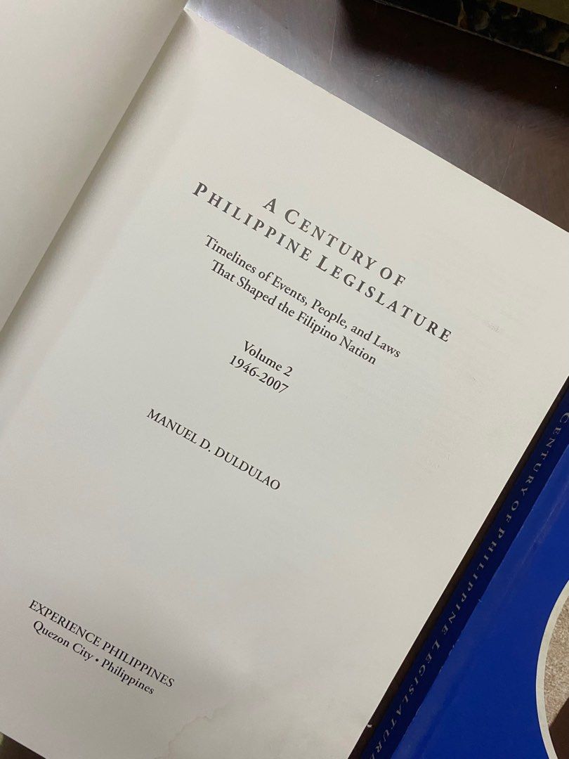 A Century of Philippine Legislature - Filipiniana History Coffee Book ...
