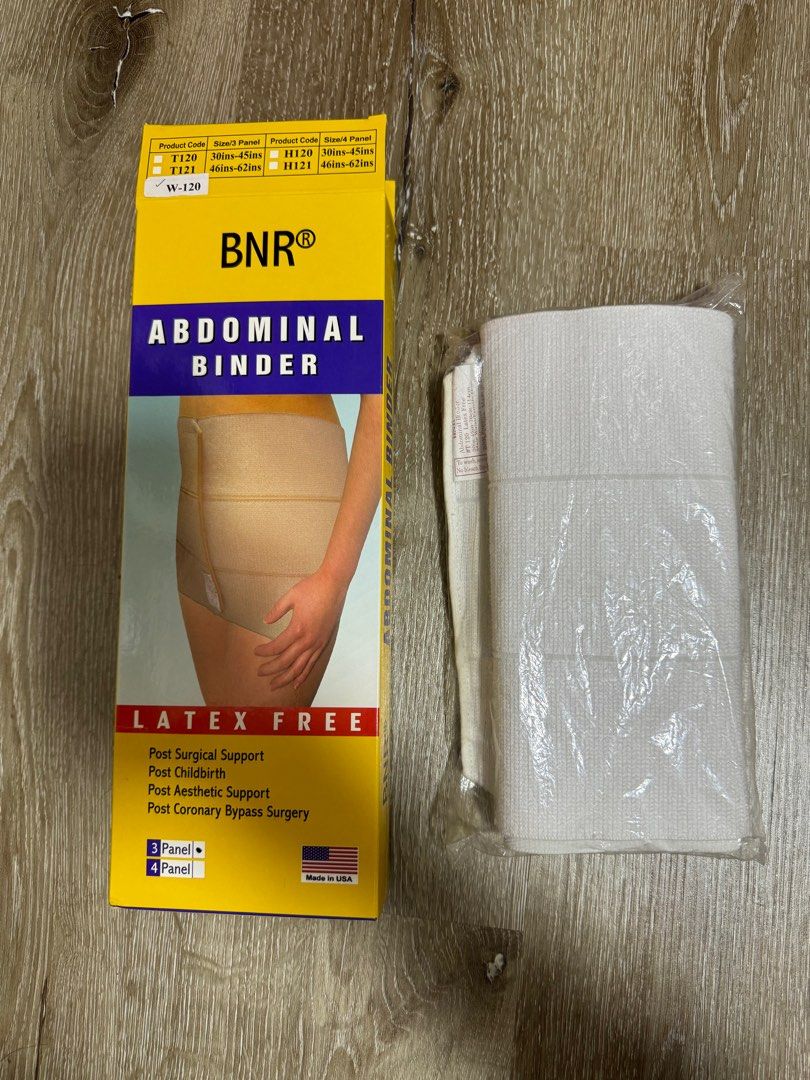 Abdominal Binder, Health & Nutrition, Braces, Support & Protection on Carousell