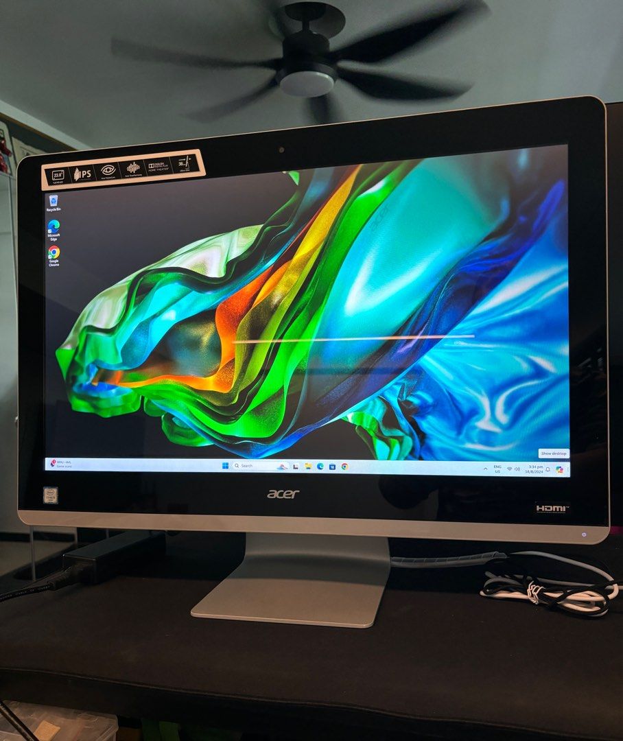 ACER ASPIRE Z3-715 AiO All-in-One 24" inch FHD Desktop Computer PC ...