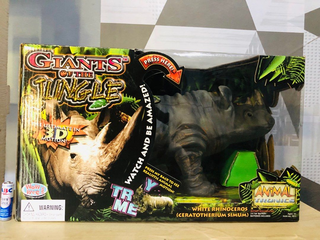 Action Figure Animal tronics giants of the jungle series 8 white ...