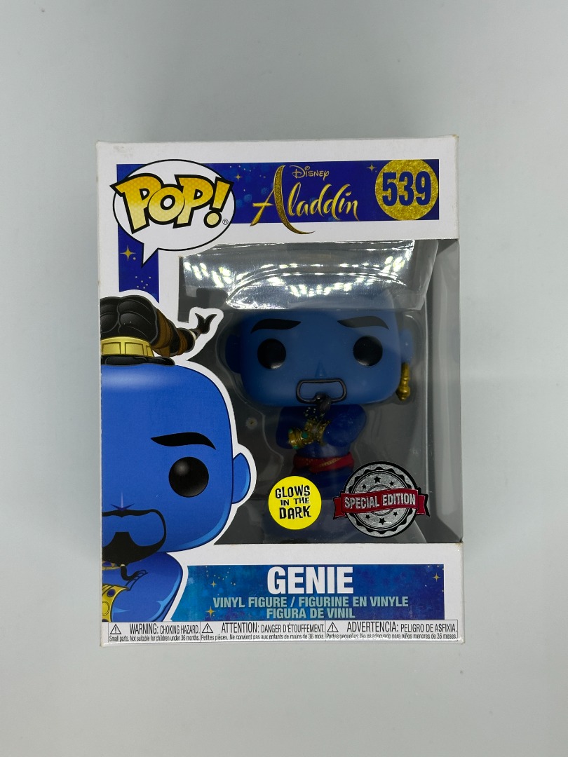 Aladdin Genie GITD SE #539 Funko Pop, Hobbies & Toys, Collectibles ...