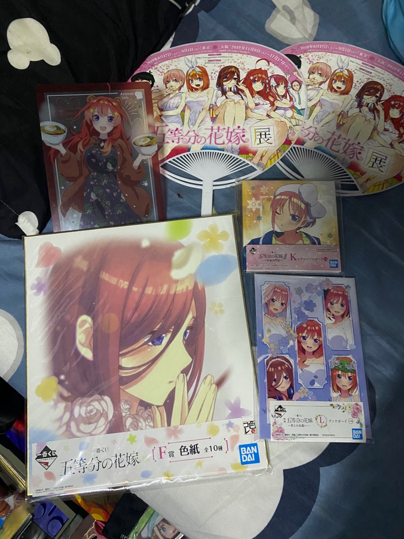 Anime merch Go Toubun No Hanayome, Hobbies & Toys, Toys & Games on ...