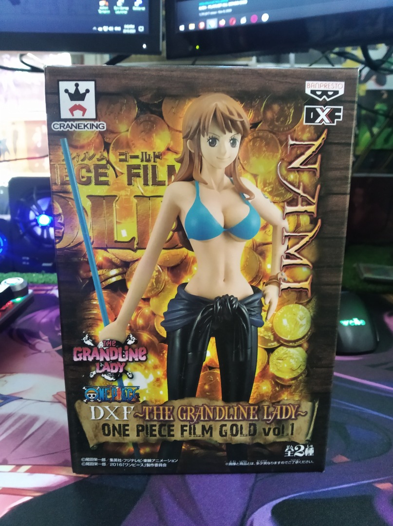 Banpresto One Piece DXF THE GRANDLINE LADY ONE PIECE FILM GOLD VOL.2 Nami Single, Hobbies & Toys ...
