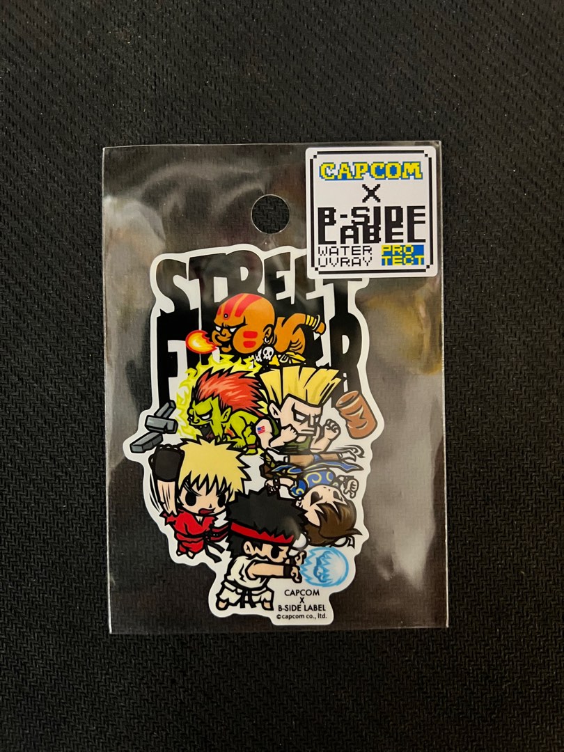 B-SIDE LABEL x CAPCOM Sticker STREET FIGHTER 街頭霸王, 興趣及遊戲, 玩具 & 遊戲類 ...