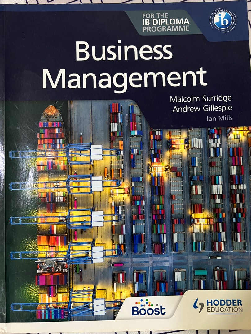 BUSINESS MANAGEMENT TEXTBOOK IB, Hobbies & Toys, Books & Magazines ...