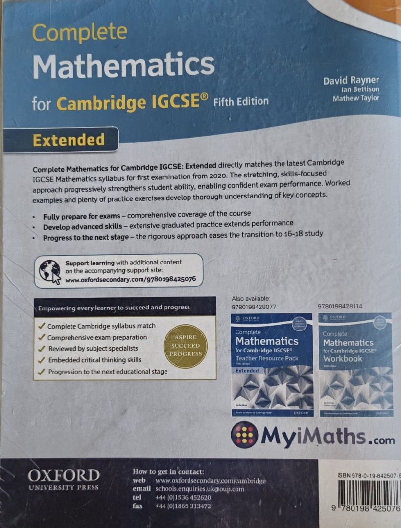 Cambridge Mathematics, Hobbies & Toys, Books & Magazines, Textbooks on ...