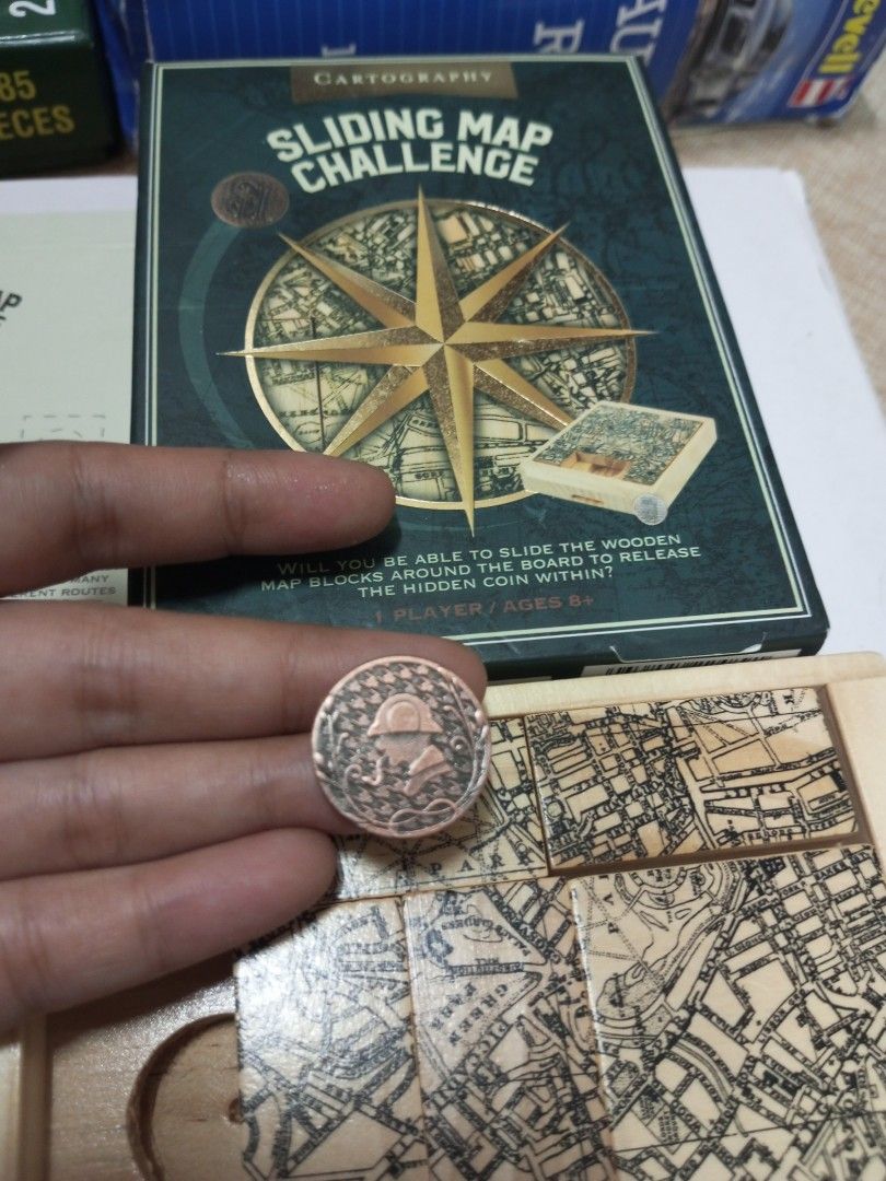 Cartography Sliding Map Challenge, Hobbies & Toys, Toys & Games on ...