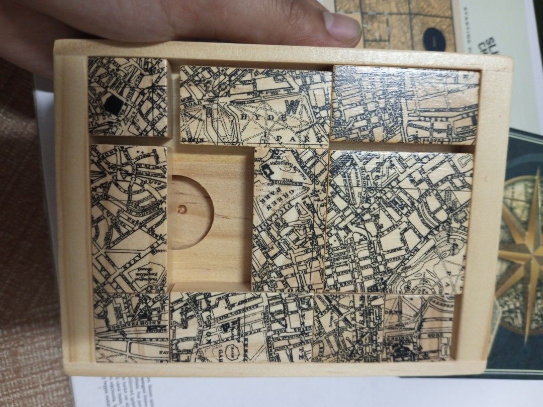 Cartography Sliding Map Challenge, Hobbies & Toys, Toys & Games on ...