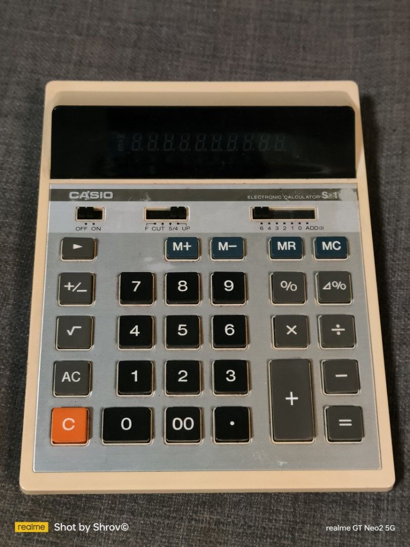 Casio S-1 Vintage Calculator Made in Japan, Computers & Tech, Office ...