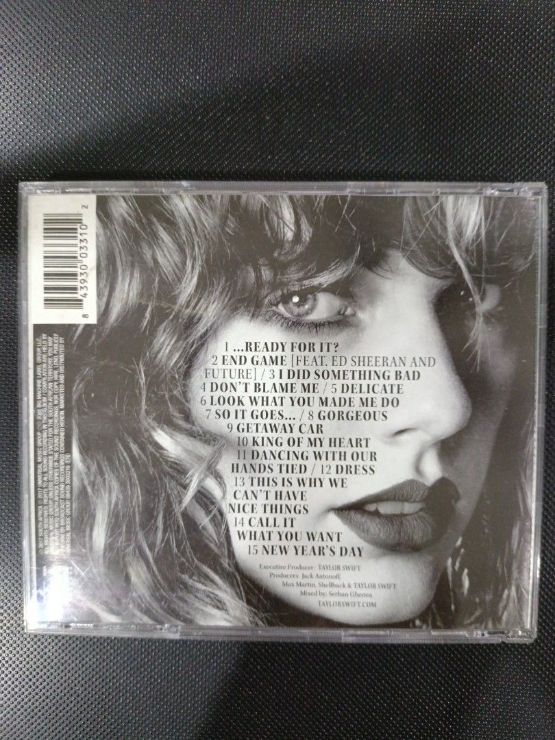 CD Taylor Swift - Reputation, Hobbies & Toys, Music & Media, CDs & DVDs ...