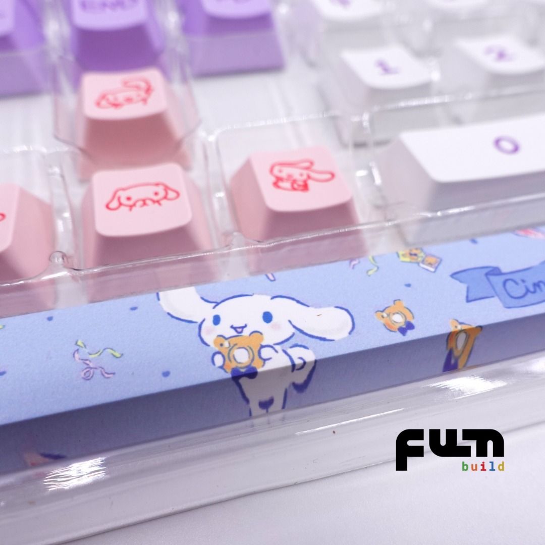 [CINNAMOROLL Keycaps][Cherry Profile] Dye Sublimation Printing 142 Keys ...