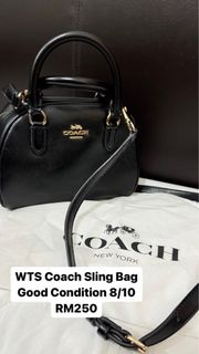 Coach Brooklyn CU068 sling bag, Luxury, Bags & Wallets on Carousell