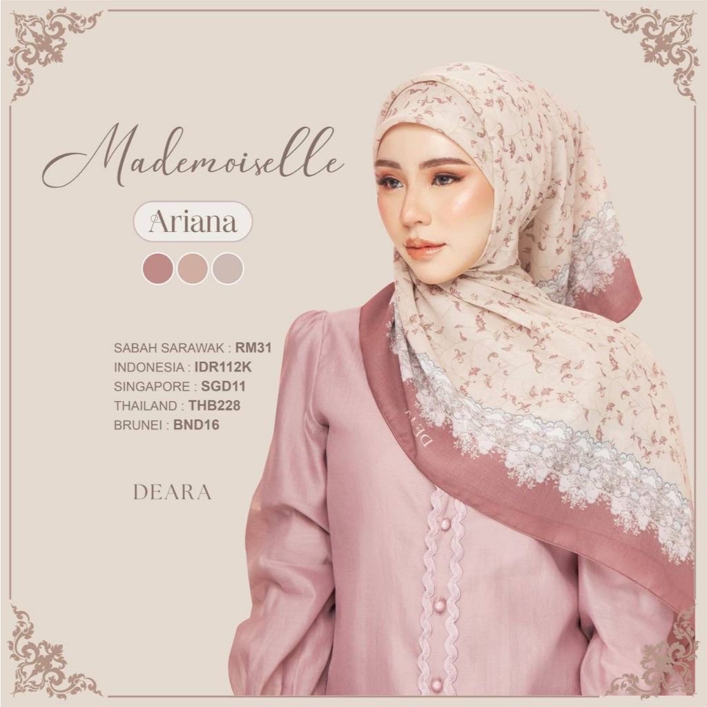 Preloved Deara Mademoiselle in Ariana, Women's Fashion, Muslimah ...
