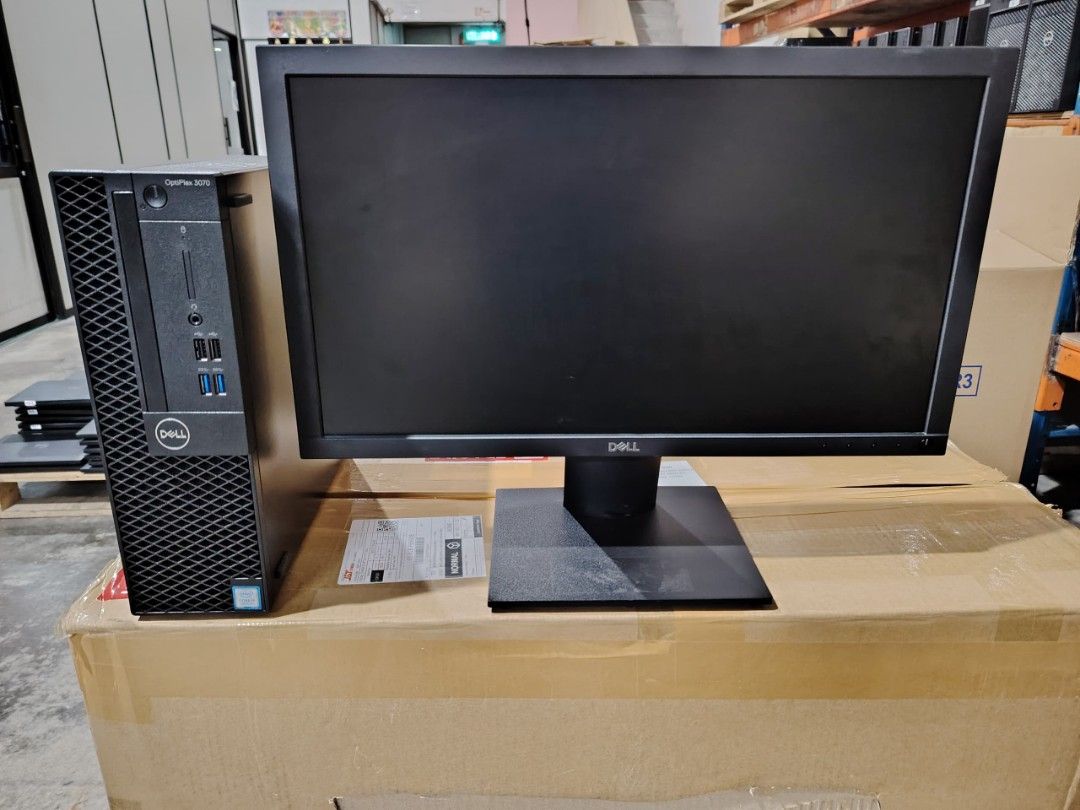 Dell i5 9th Gen + 20 Inch Led Monitor Set, Computers & Tech, Desktops ...