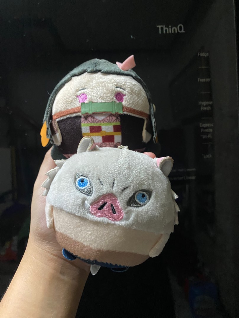 Demon Slayer Fuwa Inosuke and Nezuko, Hobbies & Toys, Toys & Games on ...