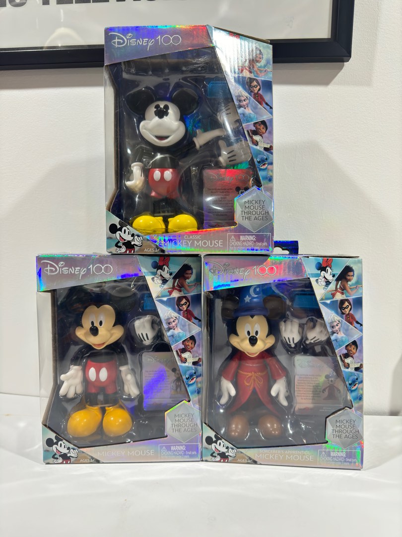 Disney 100 Mickey mouse vinyl figures, Hobbies & Toys, Memorabilia ...