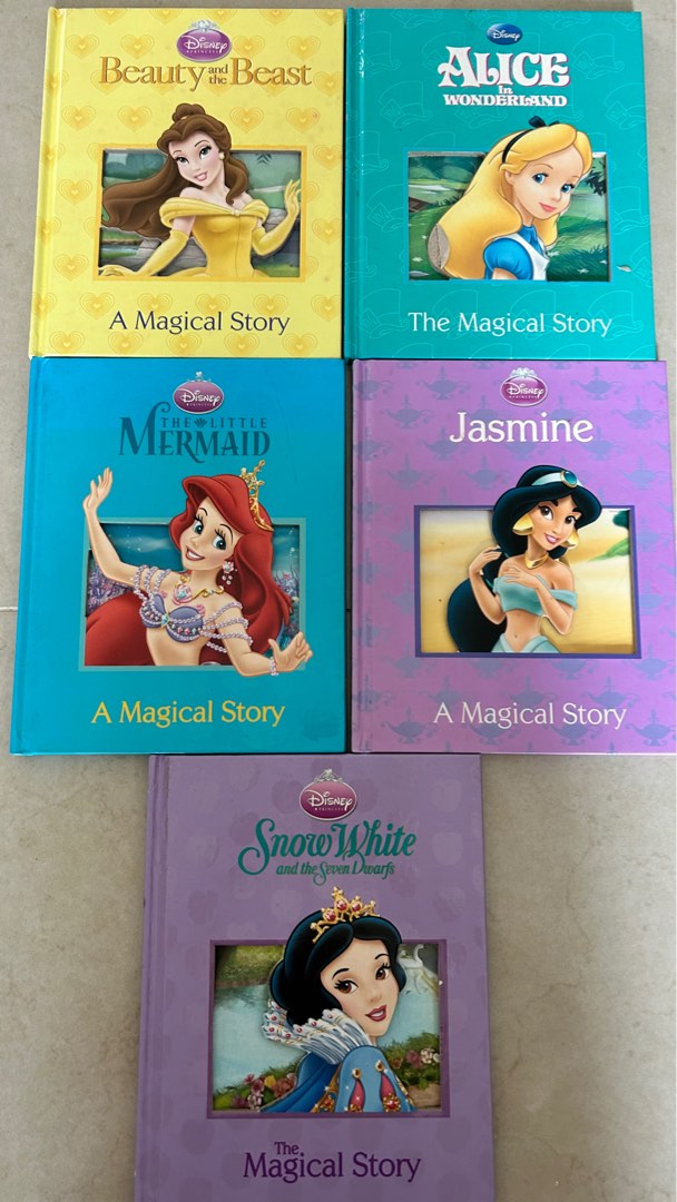 Disney- A Magical Story 5 sets, 興趣及遊戲, 書本 & 文具, 小說 & 故事書 - Carousell
