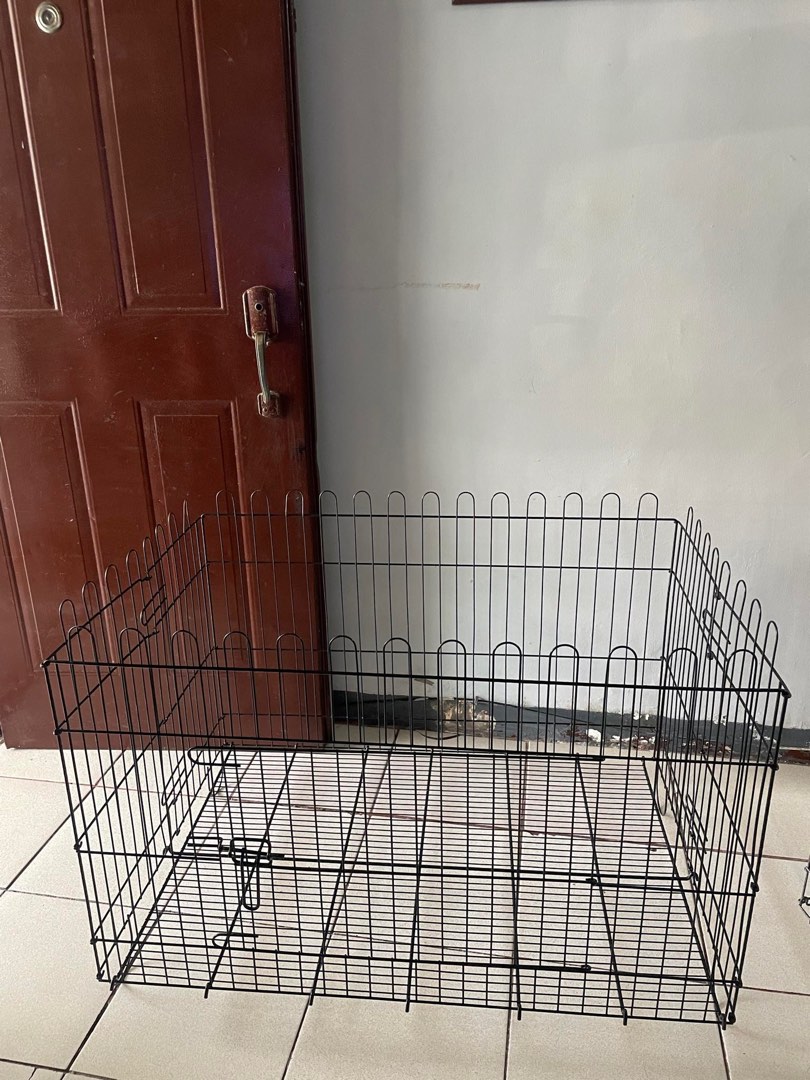 Dog Cage with Gate (Medium), Pet Supplies, Homes & Other Pet ...