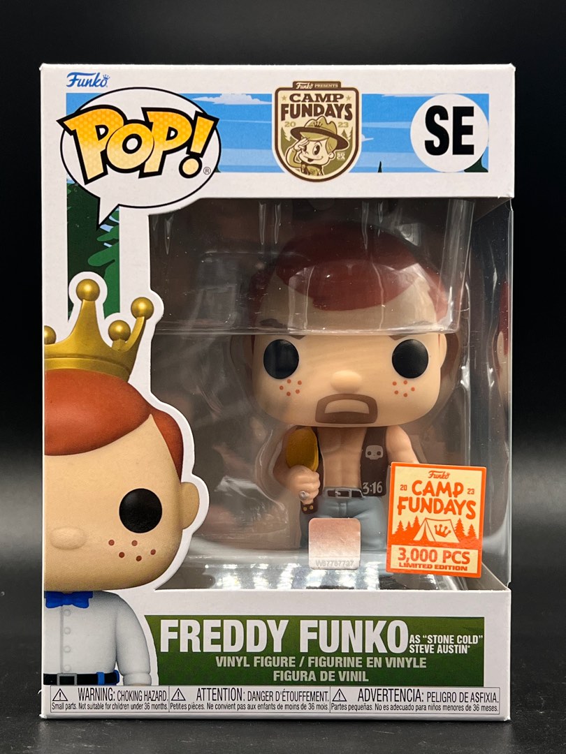 Freddy as Stone Cold Steve Austin LE 3k Funko POP, Hobbies & Toys, Toys ...