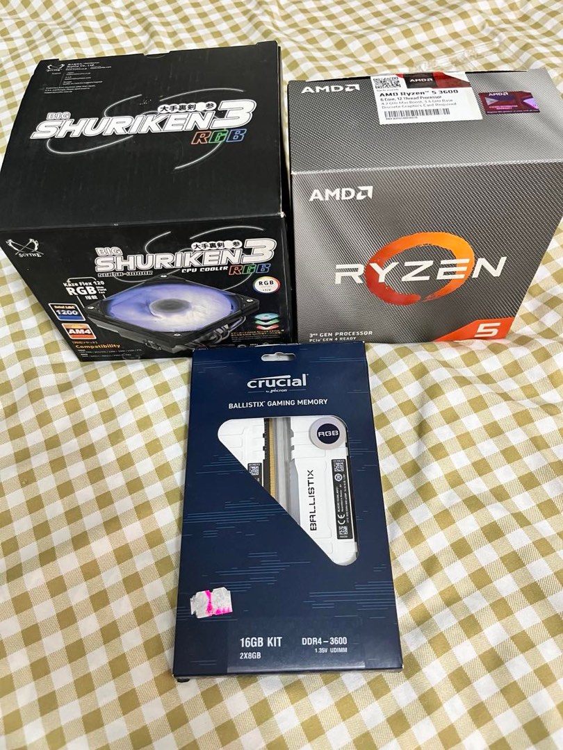 Gaming Bundle Parts (CPU, GPU, Ram, monitor, cpu cooler), Computers ...