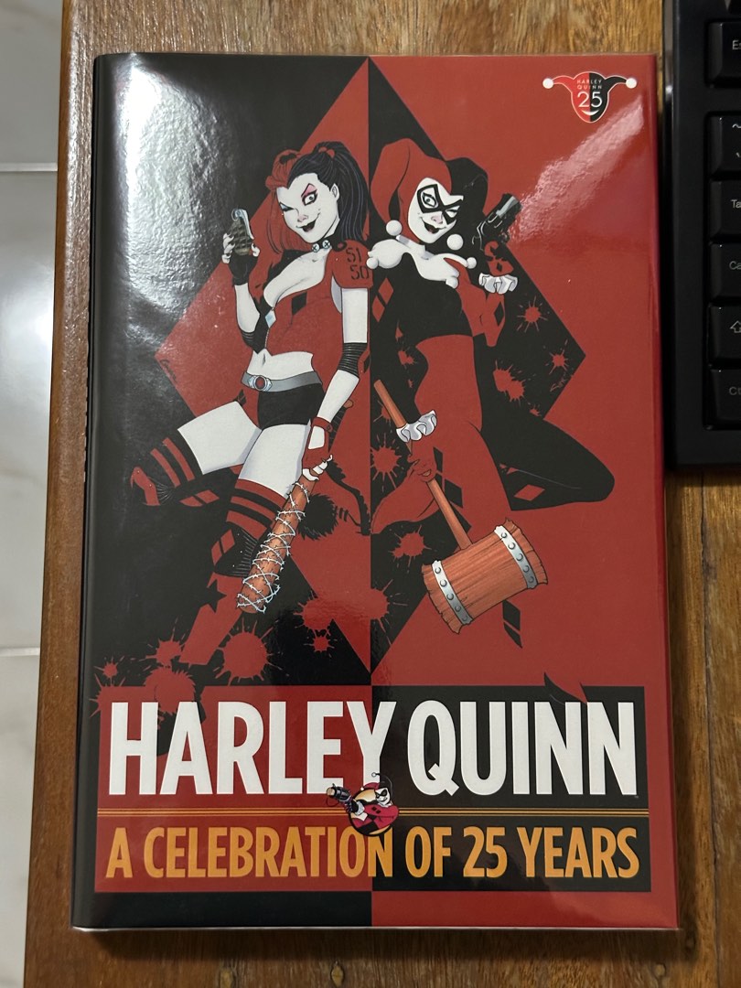 Harley Quinn A Celebration of 25 Years Hardcover, Hobbies & Toys, Books & Magazines, Comics ...