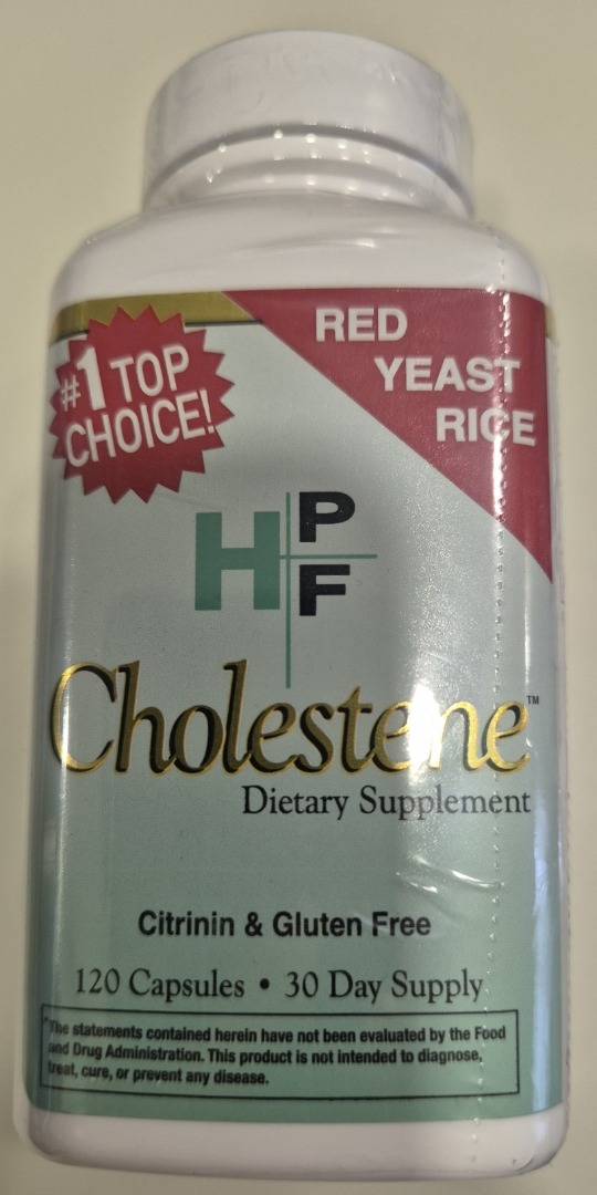 HPF Cholestene (Red Yeast Rice) 600mg, Health & Nutrition, Health ...