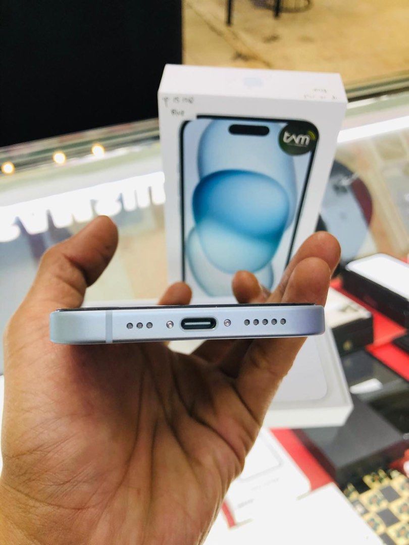 iphone 15 128gb biru garansi ibox, Telepon Seluler & Tablet, iPhone ...