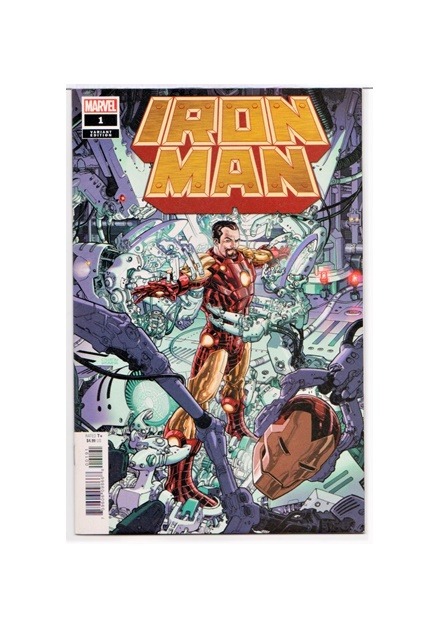 Iron Man #1 (2020) variant 1st Halcyon, Hobbies & Toys, Books ...