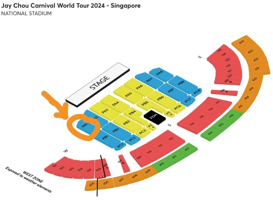 Jay Chou concert 2x Cat 2 way below original price - Sat 12 Oct ...