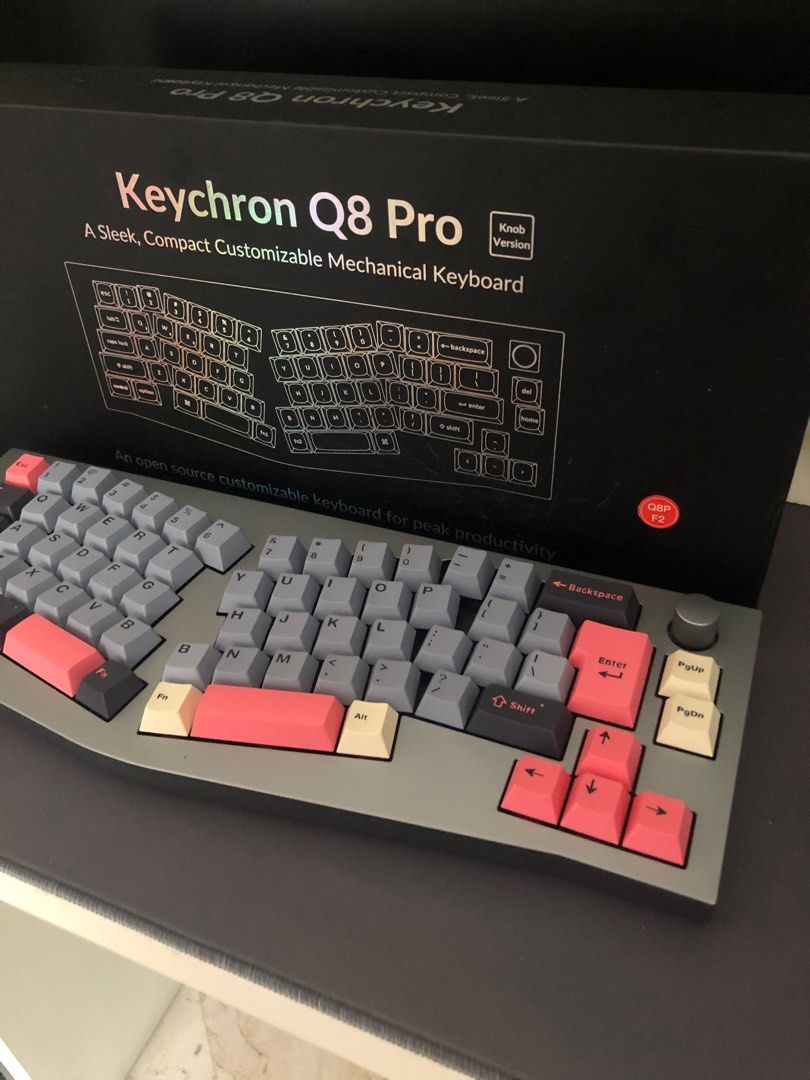 Keychron Q8 Pro Alumunium Bluetooth ISO layout VIA QMK mechanical ...