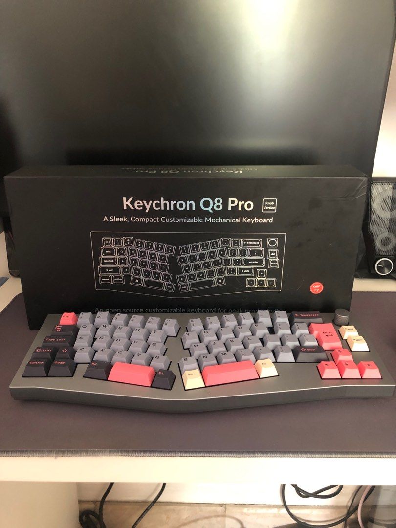 Keychron Q8 Pro Alumunium Bluetooth ISO layout VIA QMK mechanical ...