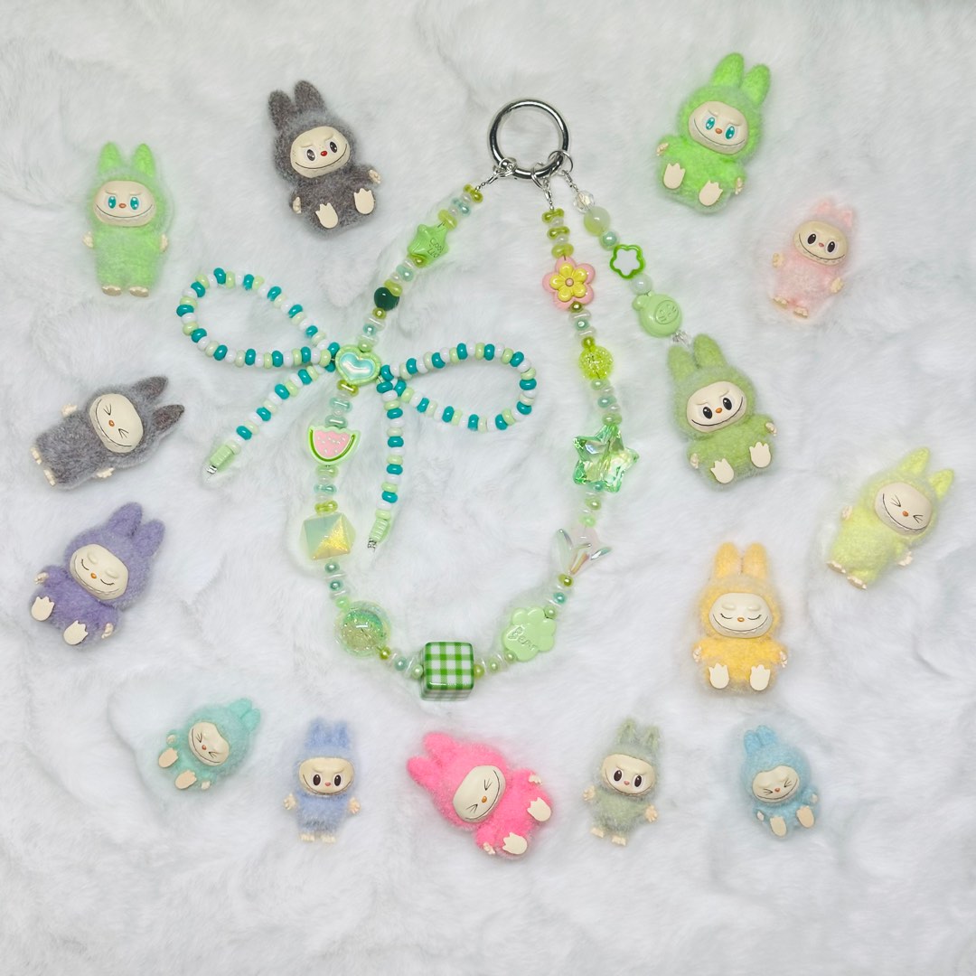 Labubu Phone Straps, Hobbies & Toys, Stationery & Craft, Handmade Craft ...