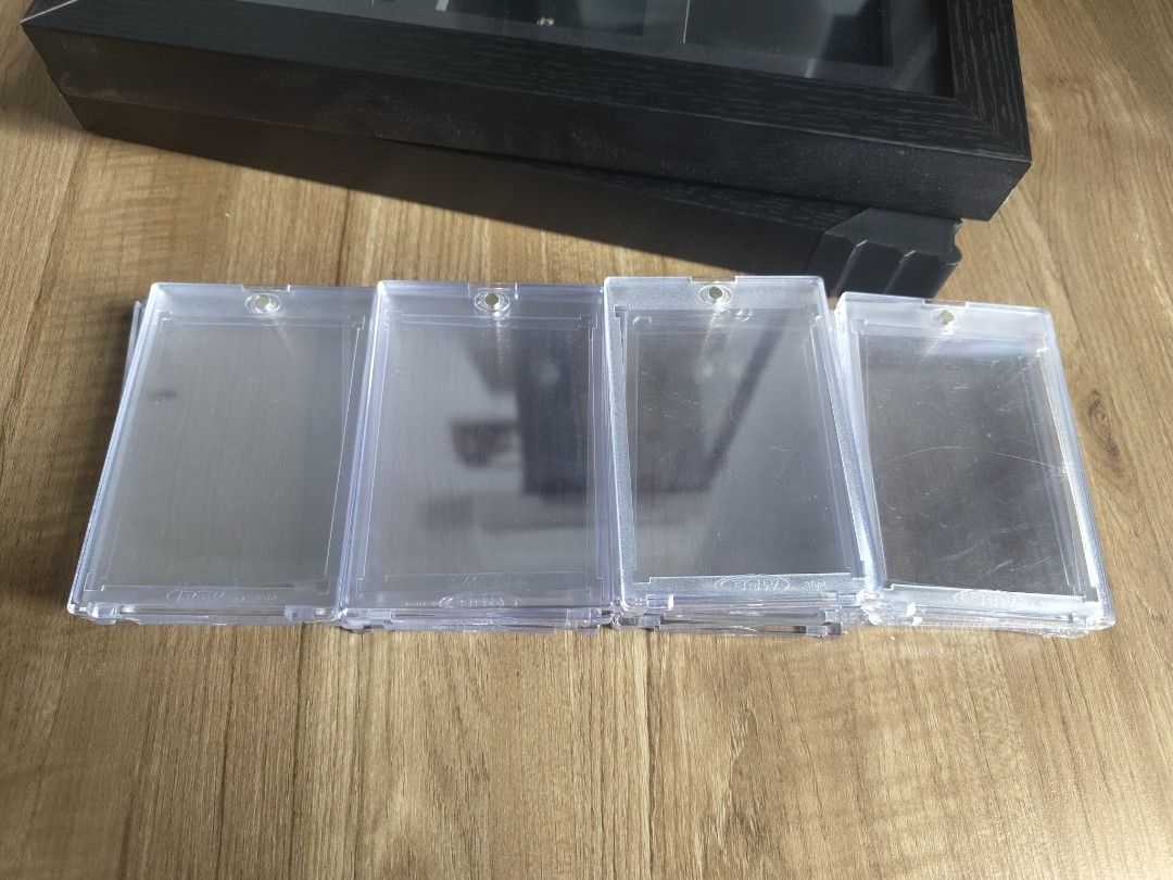 Magnetic hard plastic card case, Hobbies & Toys, Collectibles ...