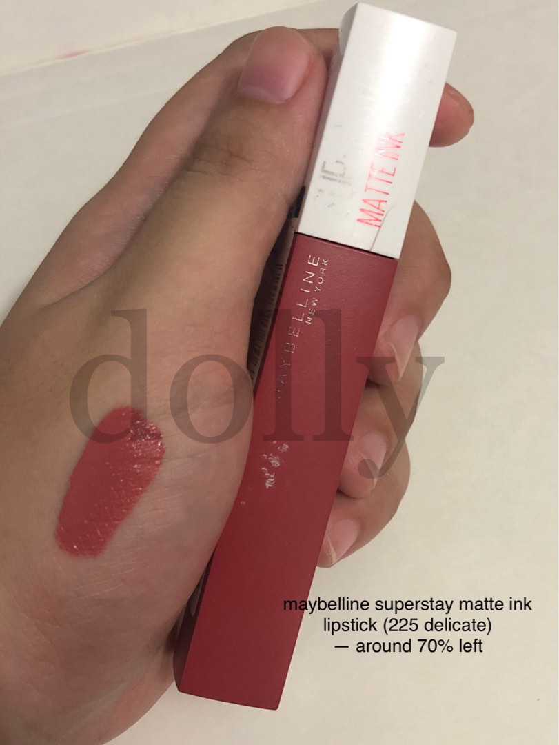Maybelline Superstay Matte Ink in 223 Delicate, Beauty & Personal Care ...