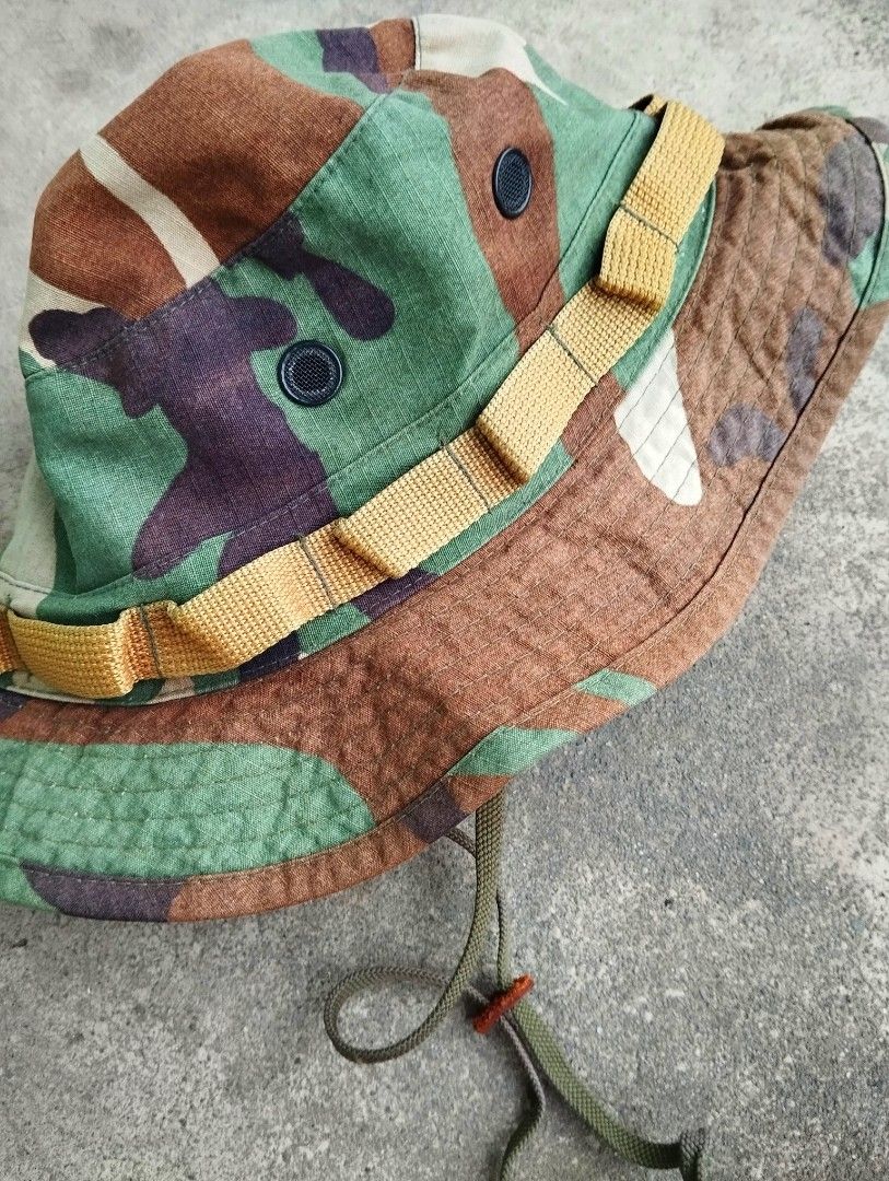 military bucket hat, Men's Fashion, Watches & Accessories, Caps & Hats ...