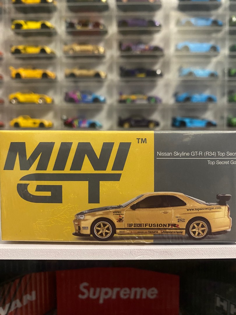MINI GT NISSAN SKYLINE GT-R (R34) TOP SECRET #676, Hobbies & Toys, Toys ...