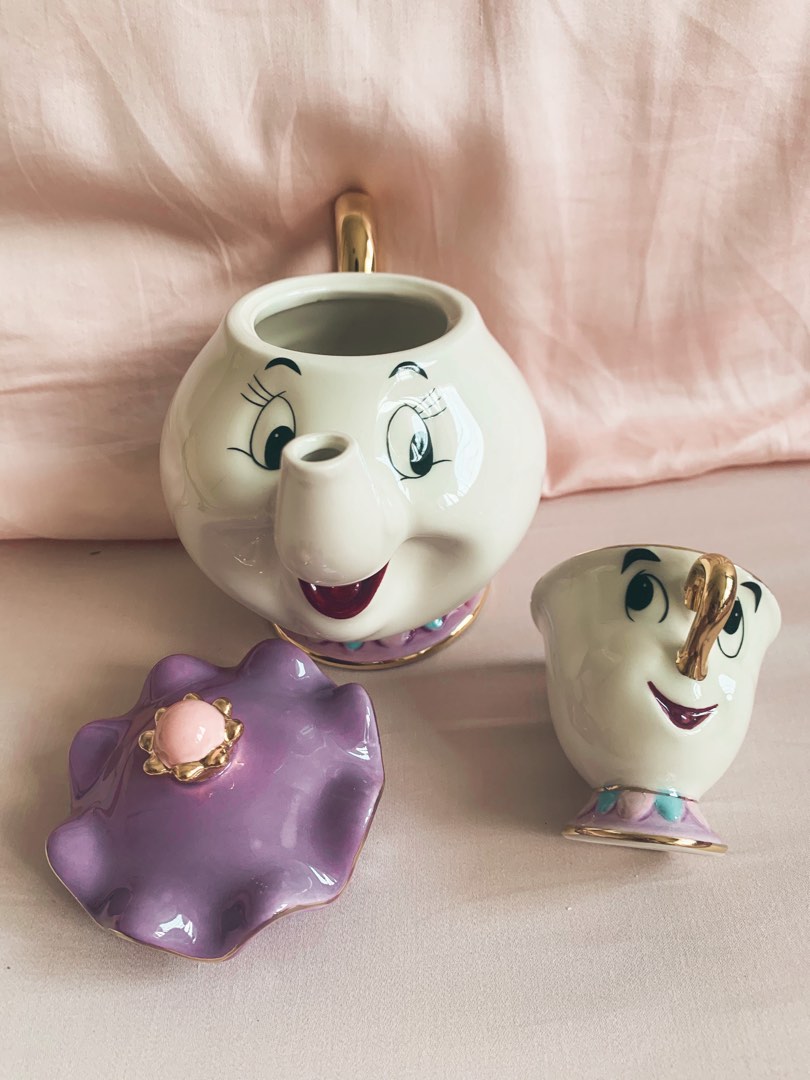Mrs Potts and Chip Tea Set, Furniture & Home Living, Kitchenware ...