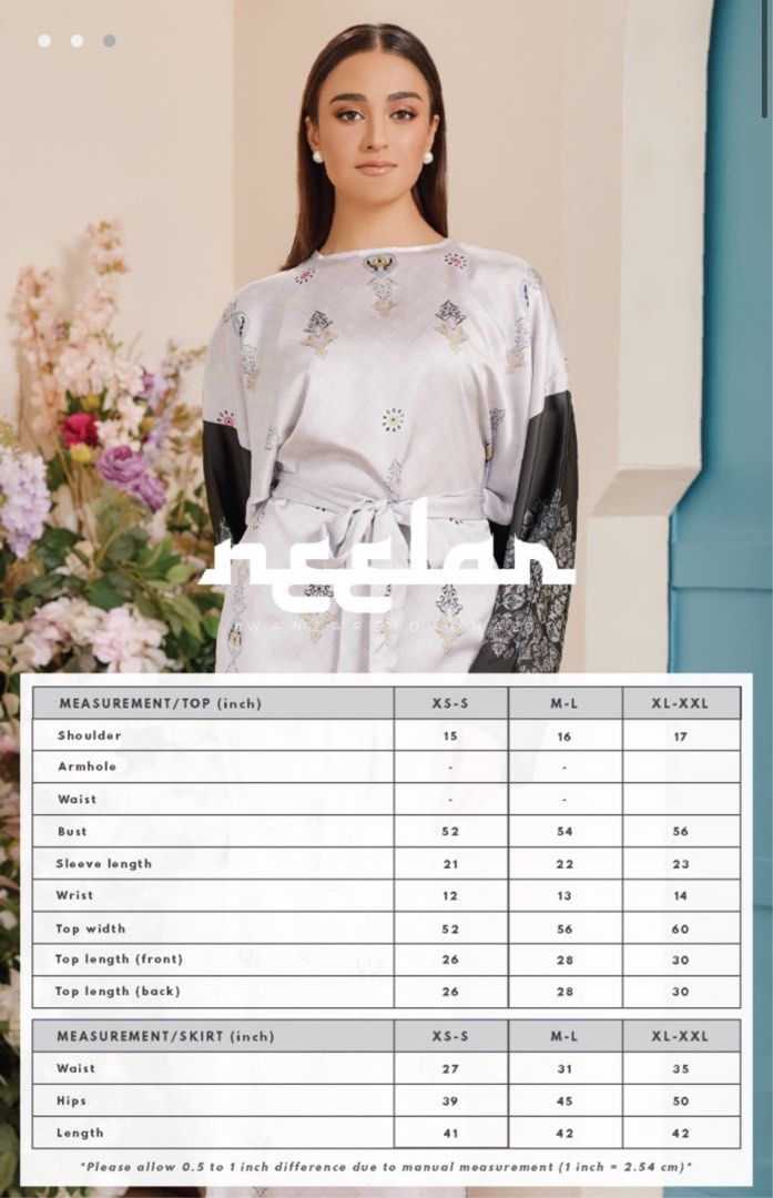 NEELAR KURUNG IN BLACK, Women's Fashion, Muslimah Fashion, Baju Kurung & sets on Carousell