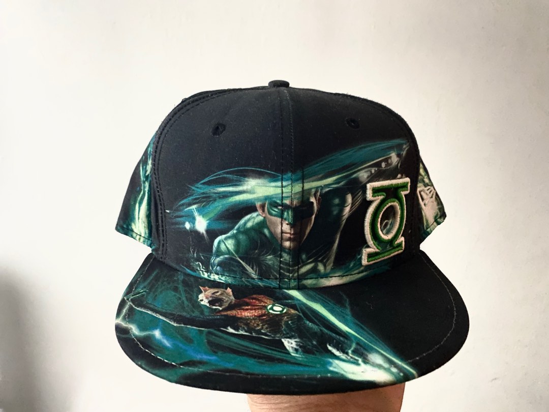 New Era Green Lantern Glow In The Dark 7 7/8, Men's Fashion, Watches ...