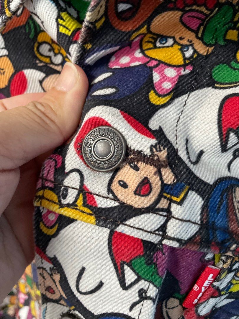 NEW Levis Mario Crop Oversize Denim Jacket Limited, Women's Fashion ...