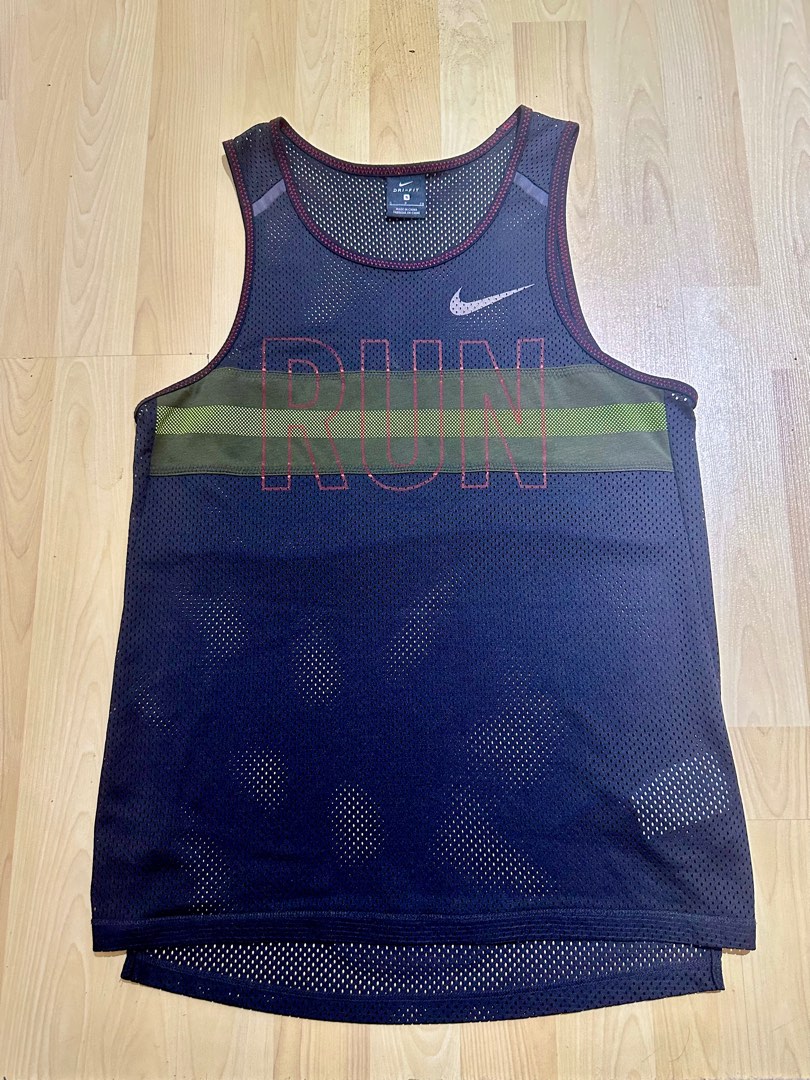 Nike Singlet Running, Men's Fashion, Tops & Sets, Vests on Carousell