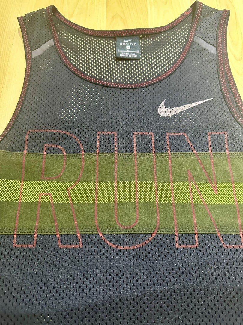 Nike Singlet Running, Men's Fashion, Tops & Sets, Vests on Carousell