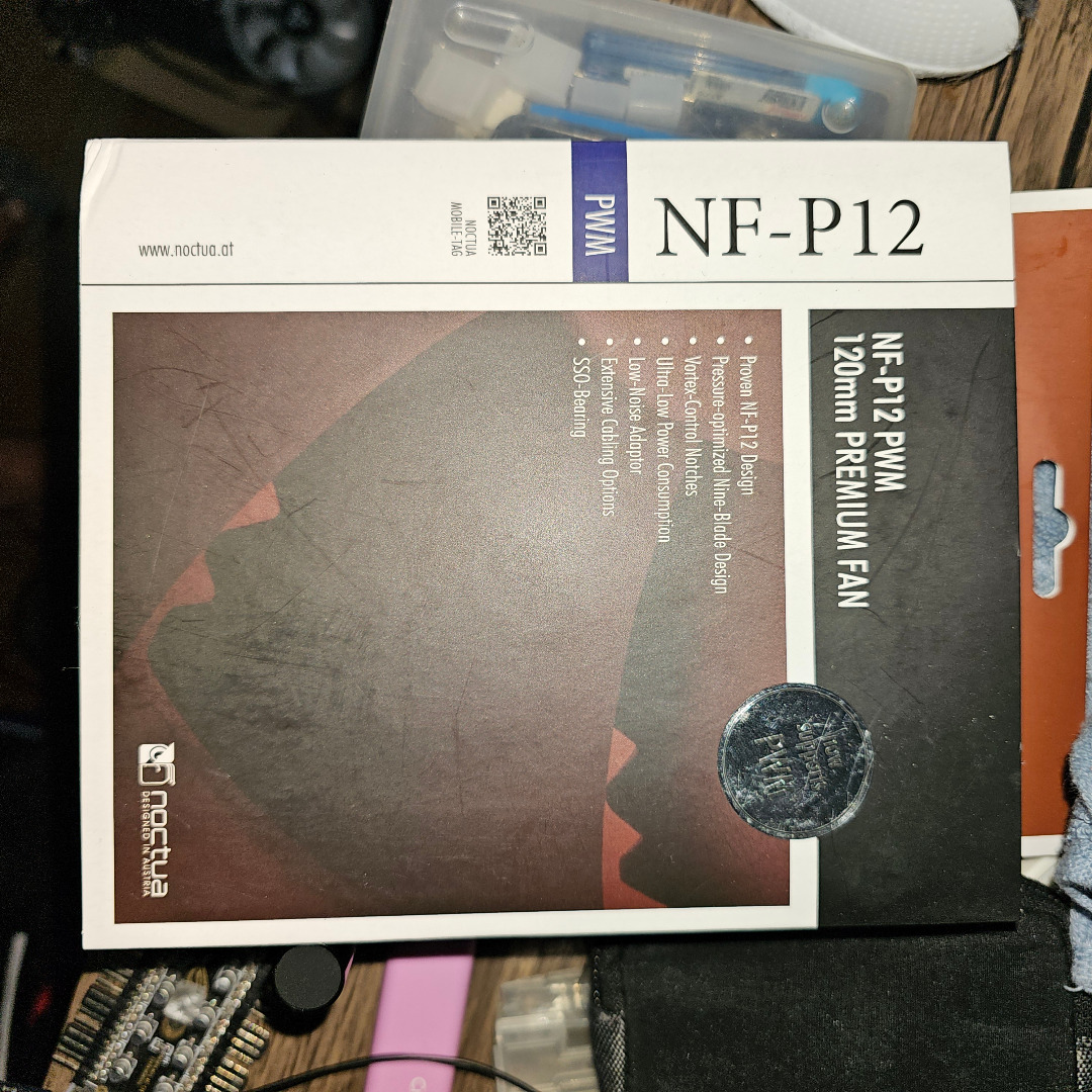 NOCTUA NF-P12 PWM, Premium Quiet Cooling Fan, 4-Pin 120mm, Computers ...