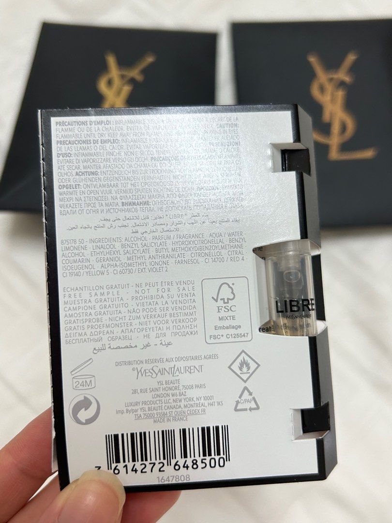 Original YSL EDP Libre, Beauty & Personal Care, Fragrance & Deodorants ...