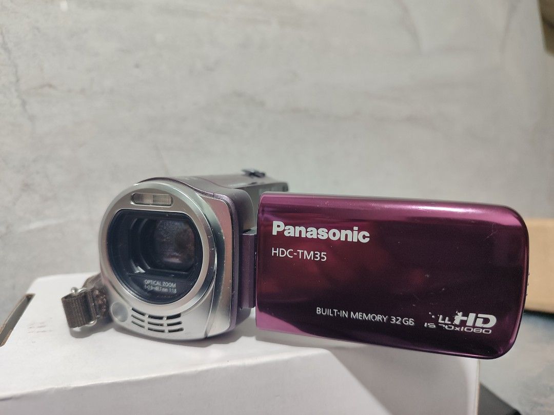 Panasonic Camcorder (with issue), Photography, Cameras on Carousell