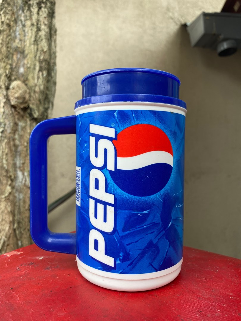 Pepsi Travel Mug Antik, Food & Drinks, Beverages on Carousell