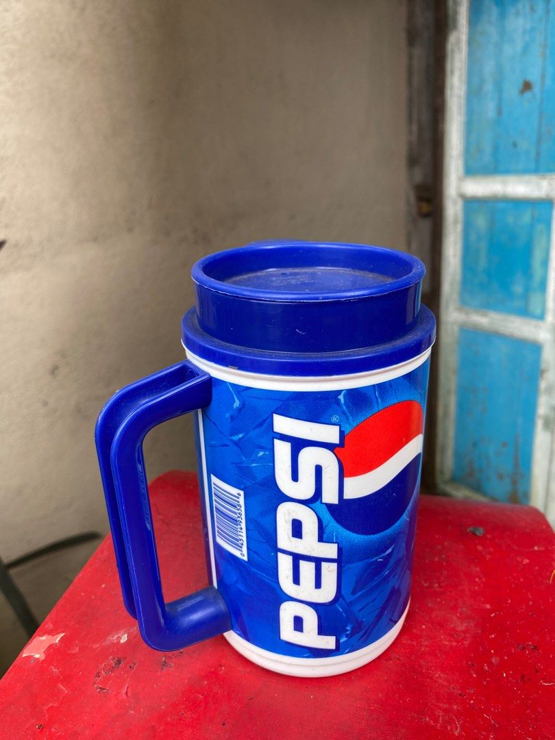 Pepsi Travel Mug Antik, Food & Drinks, Beverages on Carousell