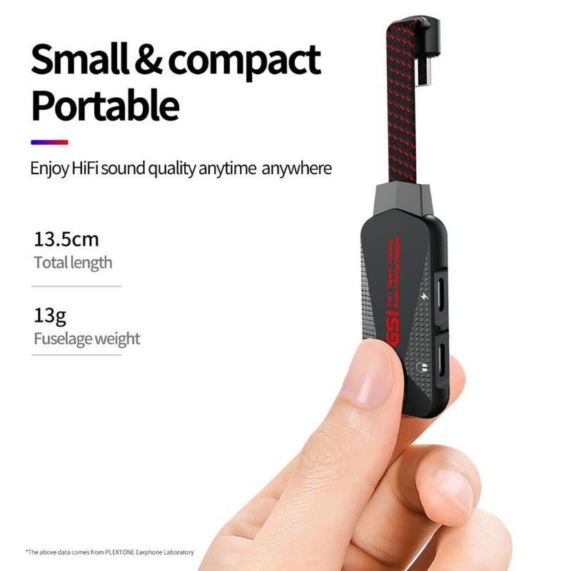 PLEXTONE GS1 Mark II 3in1 VIRTUAL 7.1 CHANNEL DAC USB TYPE C GAMING ...