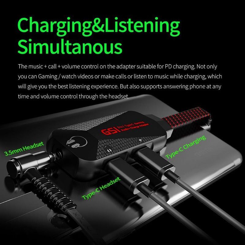 PLEXTONE GS1 Mark II 3in1 VIRTUAL 7.1 CHANNEL DAC USB TYPE C GAMING ...