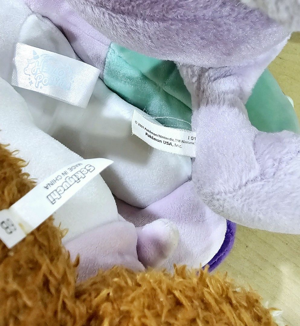 Pokemon Eevee Ponyta Mewtwo Litwick Minccino Happiny Samurott plushies ...